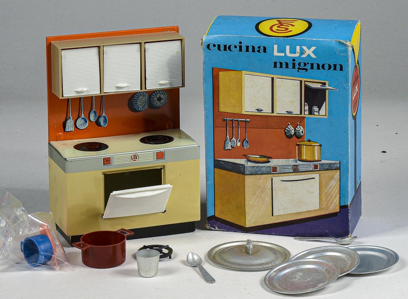 Tin Lux Mignon Toy Kitchen from FCS Collectible, Italy, 1950s for sale ...