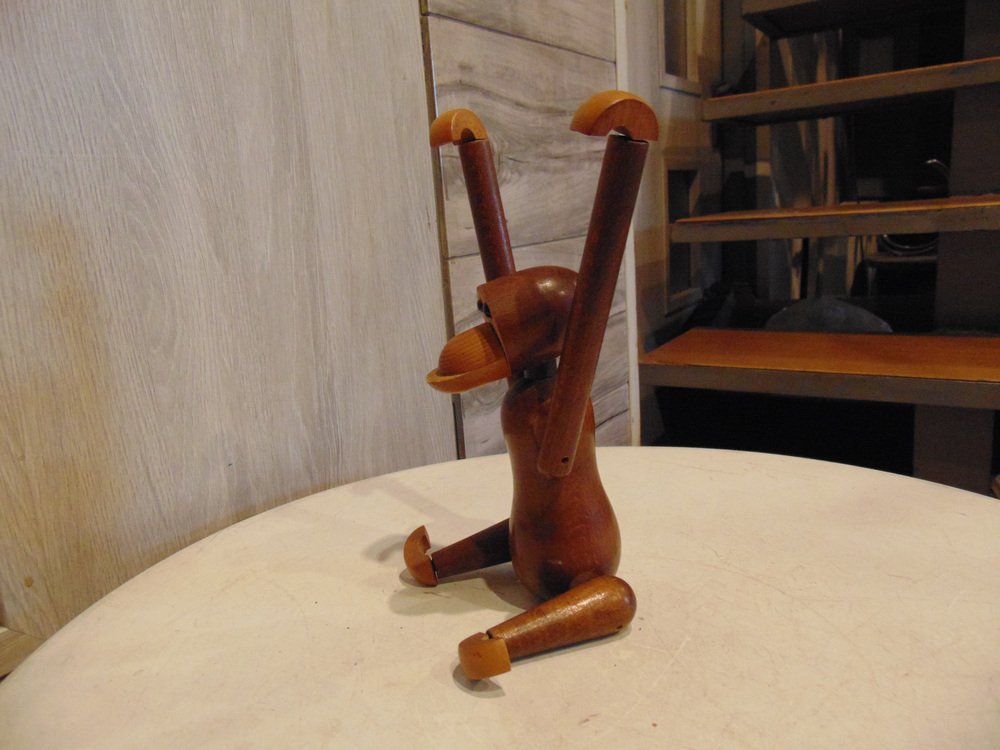 Vintage Teak Monkey by Kay Bojesen, 1960s for sale at Pamono