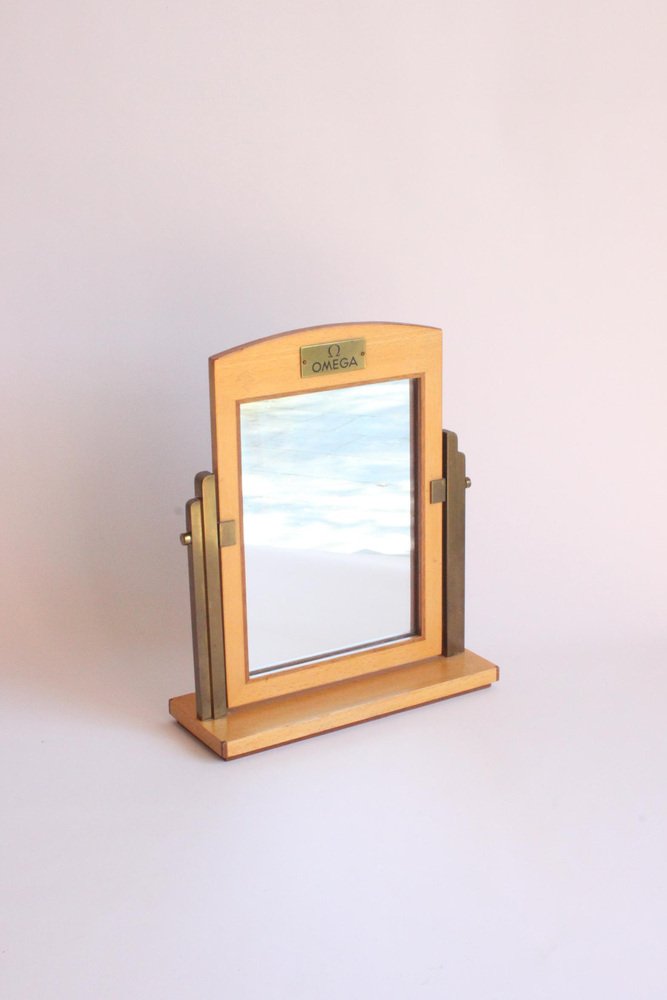 Swiss Omega Watch Boutique Mirror, 1940s for sale at Pamono