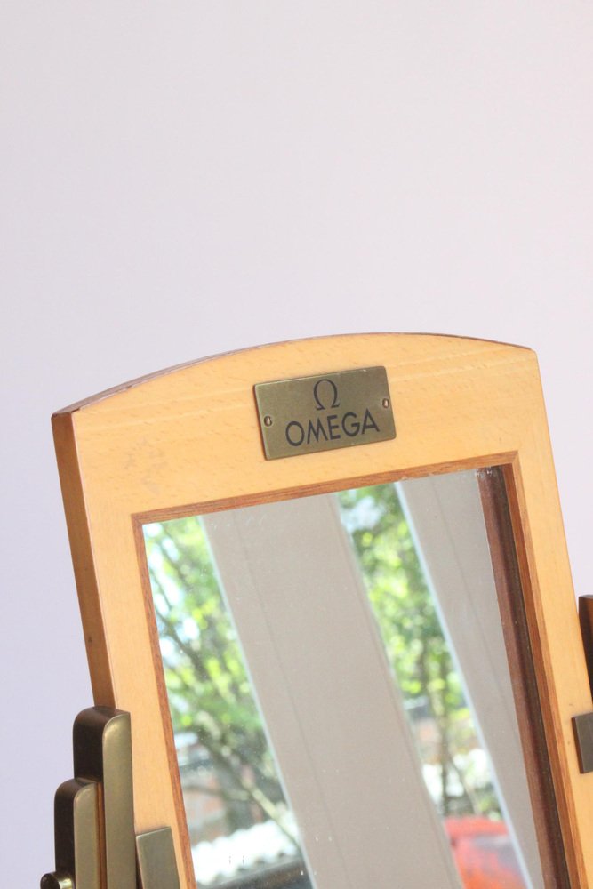 Swiss Omega Watch Boutique Mirror, 1940s for sale at Pamono