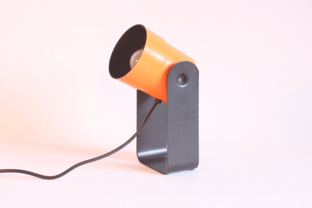 German Orange Table Lamp by Karl Lang for Sis Leuchten, 1976 for sale ...
