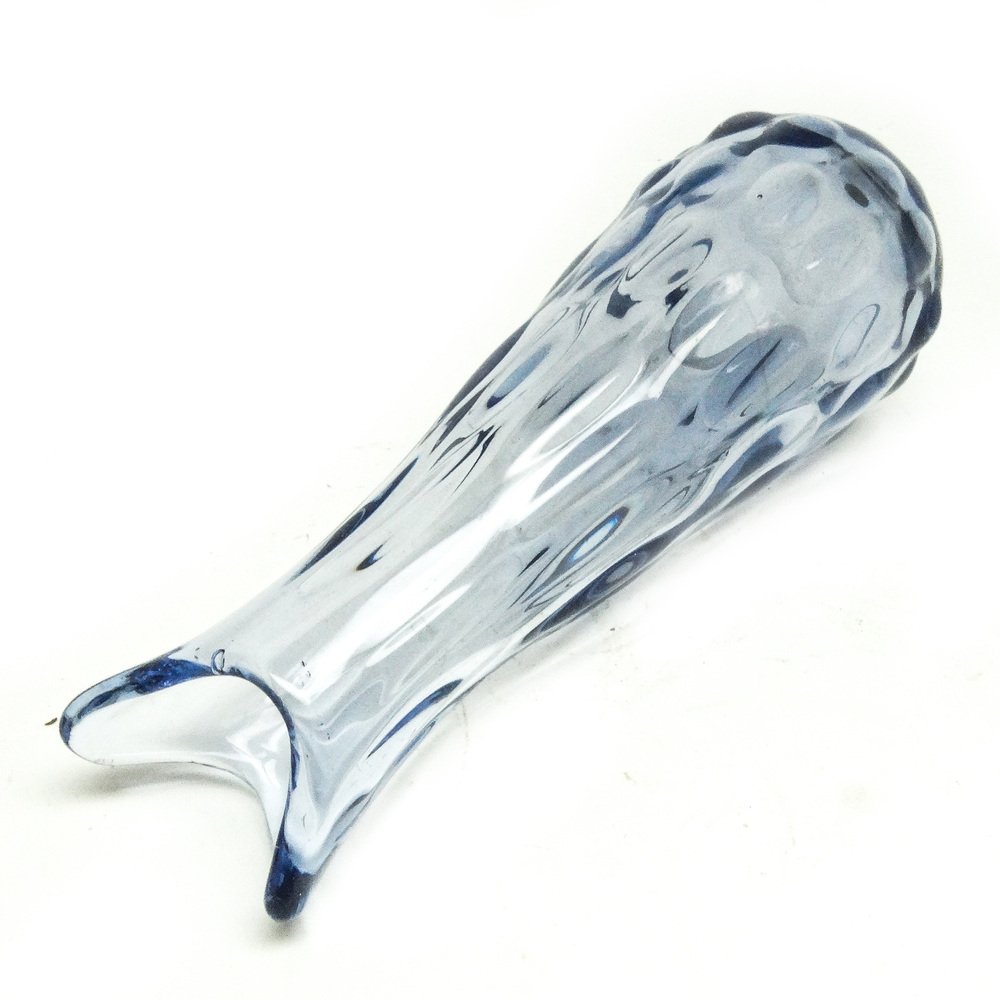 Little Bean Vase by Jan Sylwester Drost for Ząbkowice Glassworks, 1970s ...