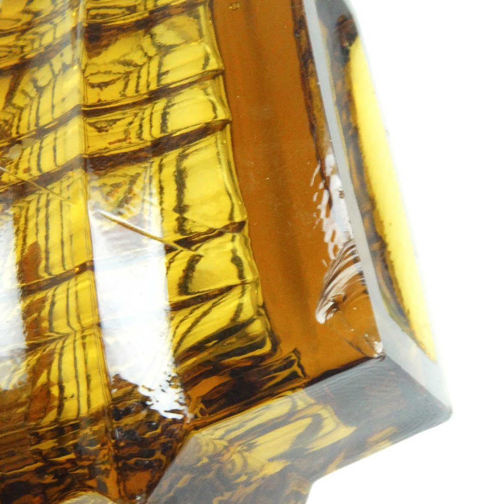 Optical Vase by Jan Sylwester Drost for Ząbkowice Glassworks, 1970s for ...