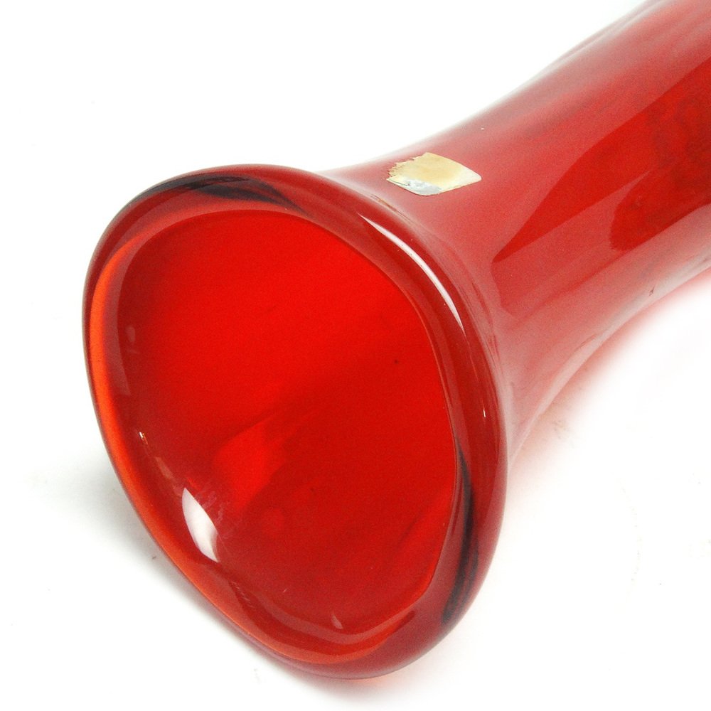 Bean Vase by Jan Sylwester Drost for Ząbkowice Glassworks, 1970s for ...