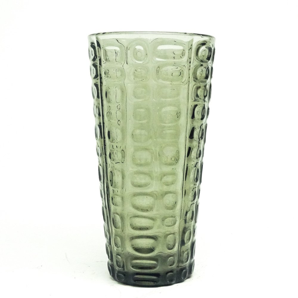 Volcano Vase by Jan Sylwester Drost for Ząbkowice Glassworks, 1970s for ...