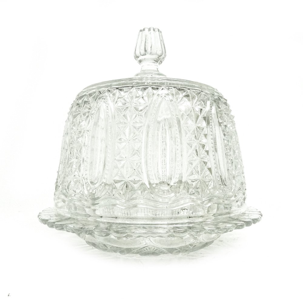 Glass Confectionary Bowl from Val Saint Lambert, Belgium, 1950s for ...