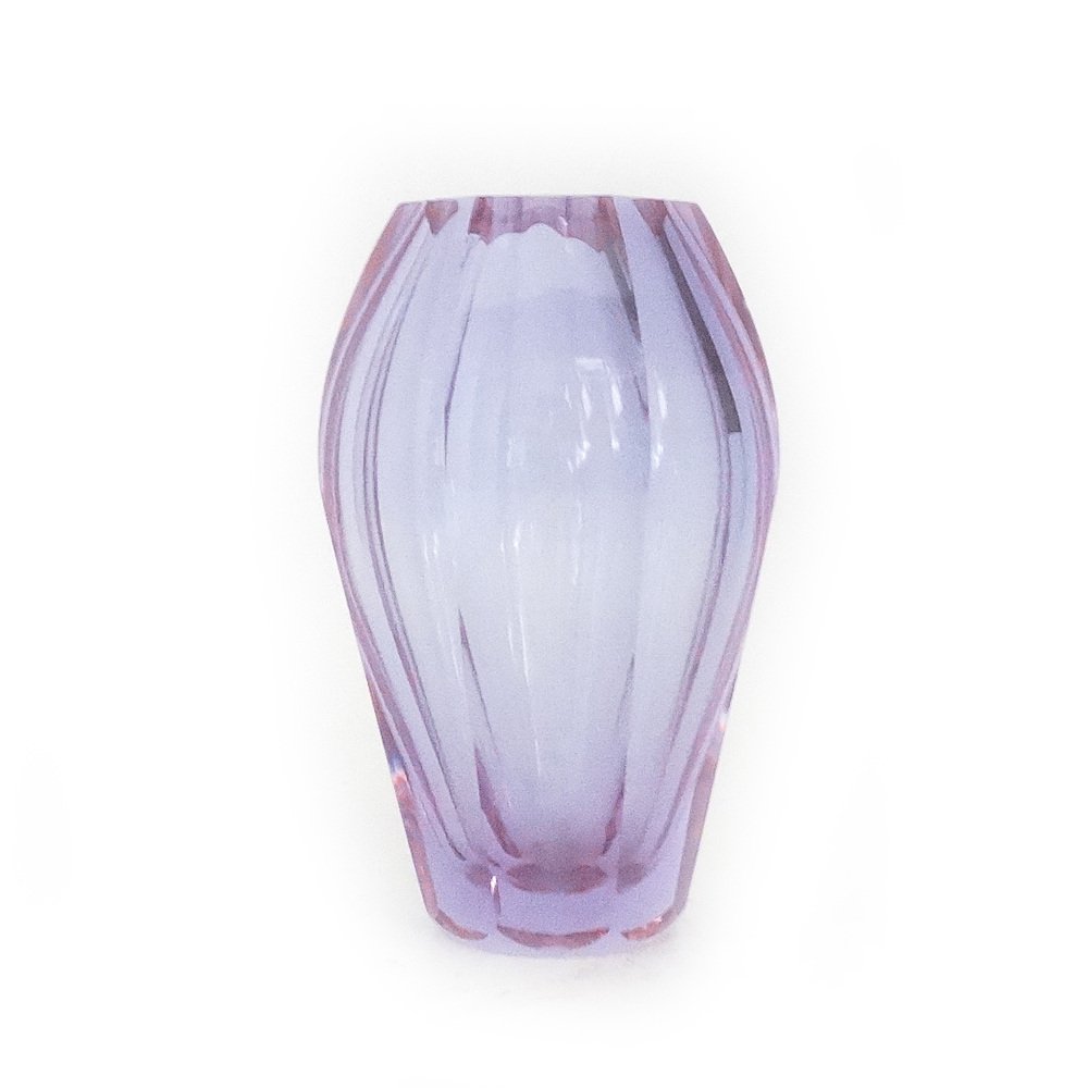 Art Deco Alexandrite Vase by J. Hoffmann for Moser, Czechoslovakia ...