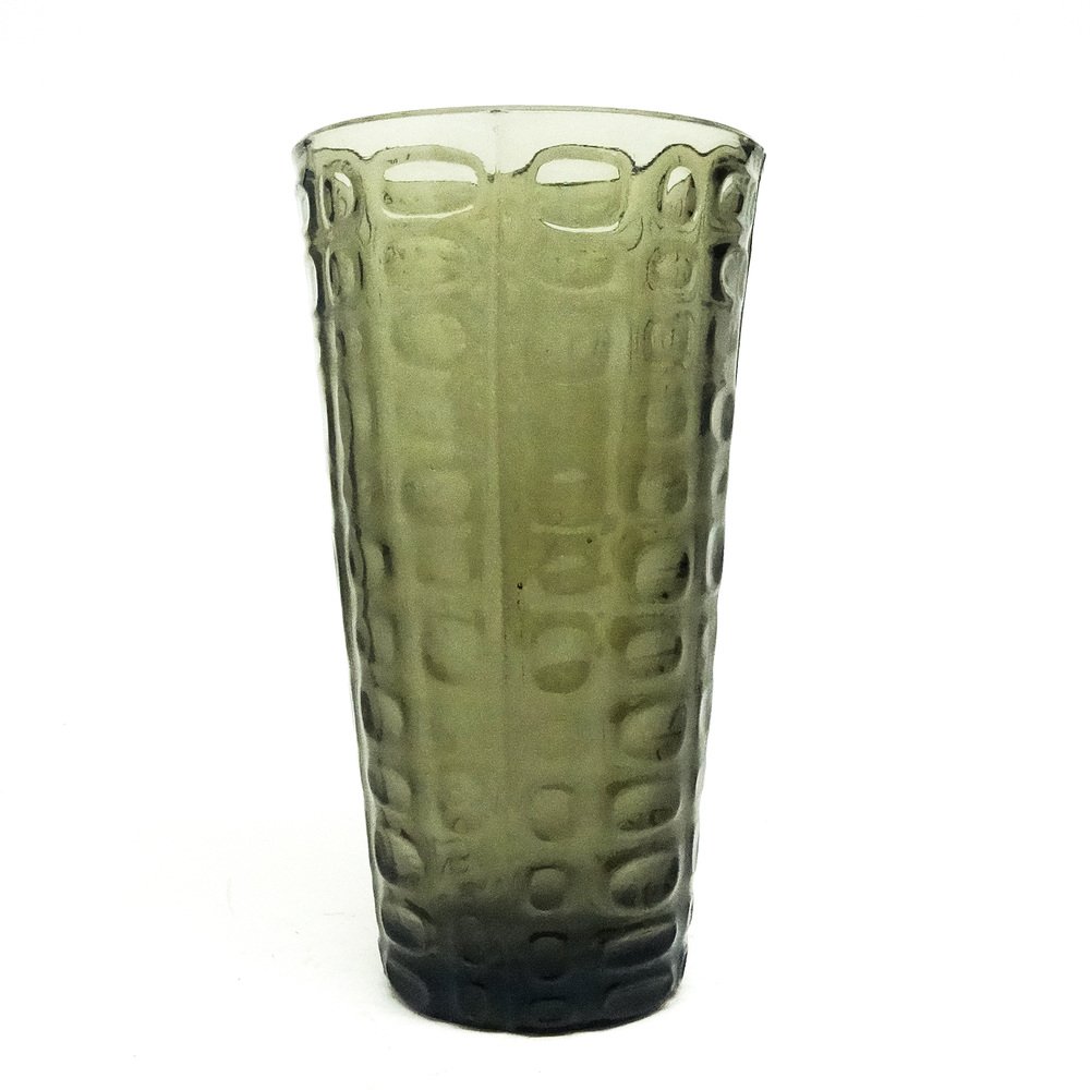 Volcano Vase by Jan Sylwester Drost for Ząbkowice Glassworks, 1970s for ...