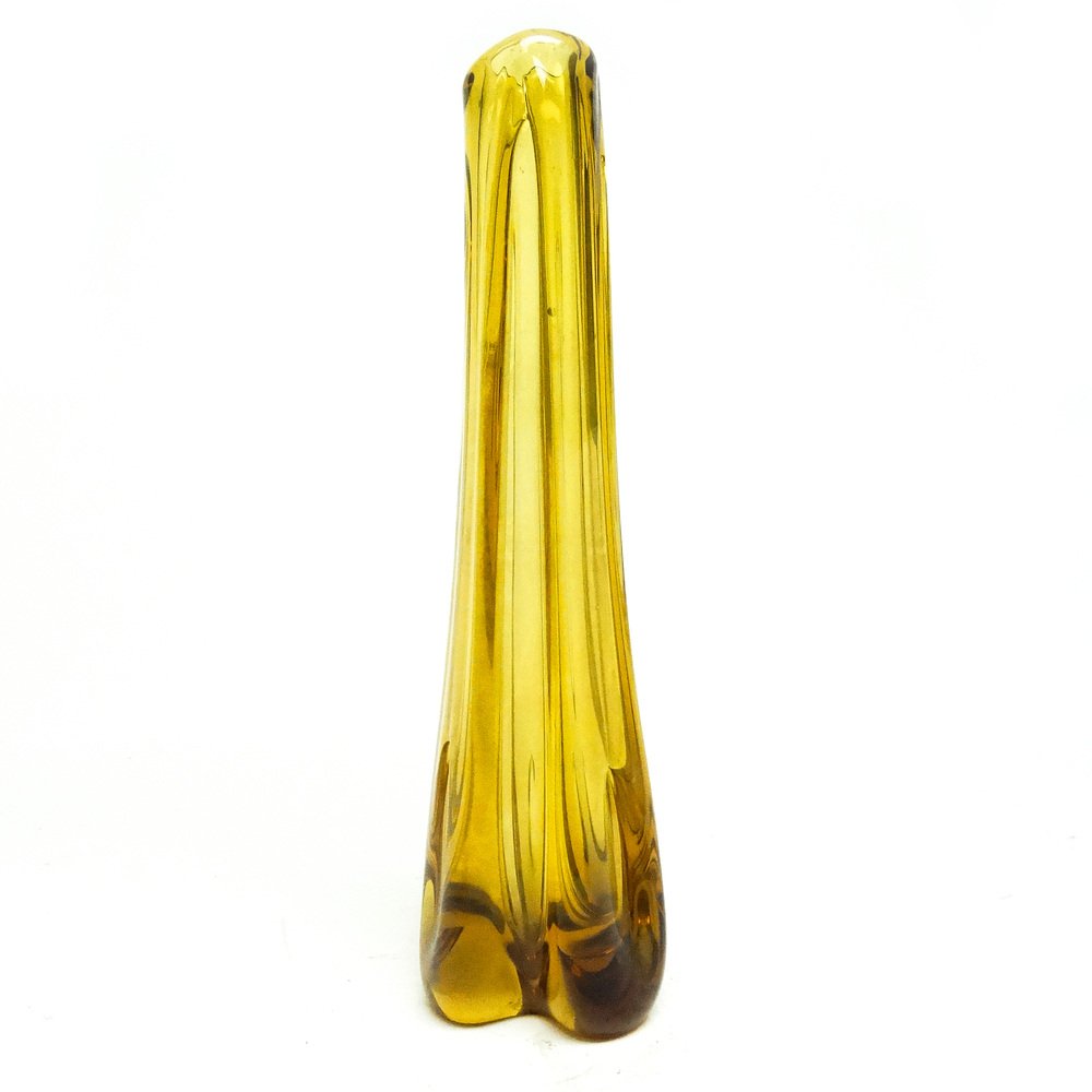 Glut Vase by Jan Sylwester Drost for Ząbkowice Glassworks, 1970s for ...