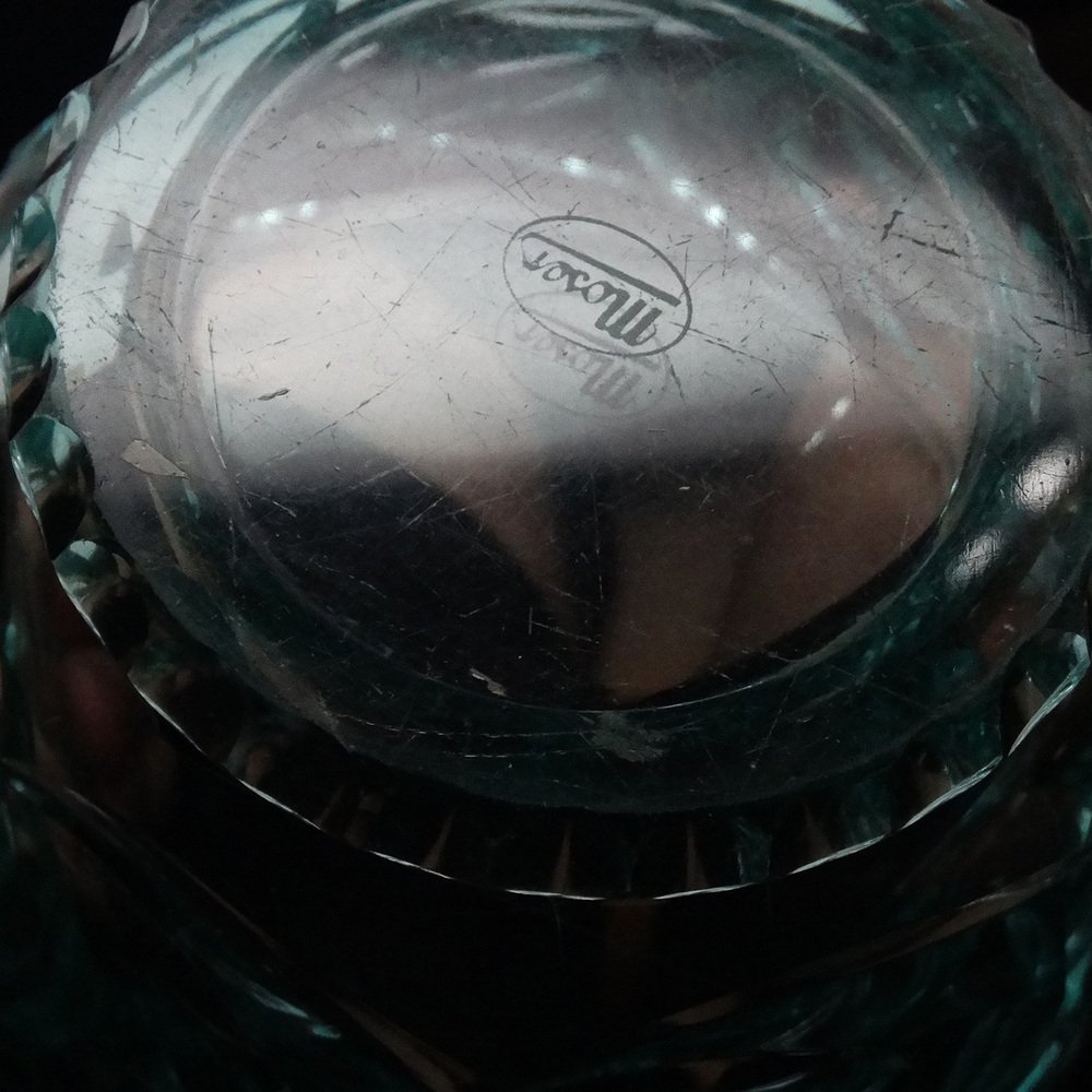 Art Deco Vase from Moser, Czechoslovakia, 1930s for sale at Pamono