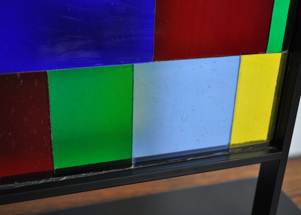 Peter Stuhr, Abstract Geometric Chameleon Sculpture, 2005, Steel ...