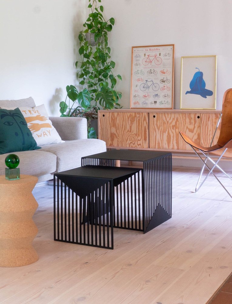 Zick Zack Small Table from Swedish Ninja for sale at Pamono