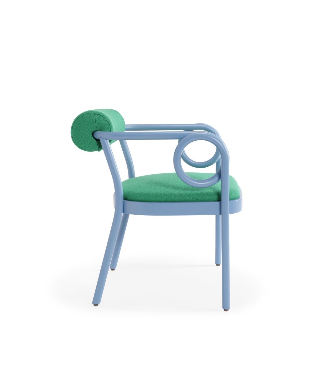 Loop Lounge Chair by India Mahdavi for Gebrüder Thonet Vienna GMBH for ...