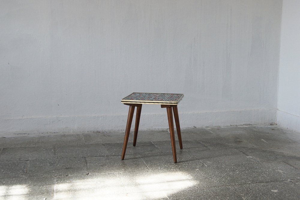 Vintage Blumenständer mit Keramikmosaik, 1950er bei Pamono kaufen