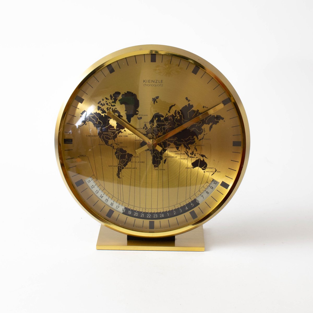 Vintage World-Time Clock from Kienzle International, 1980s for sale at ...