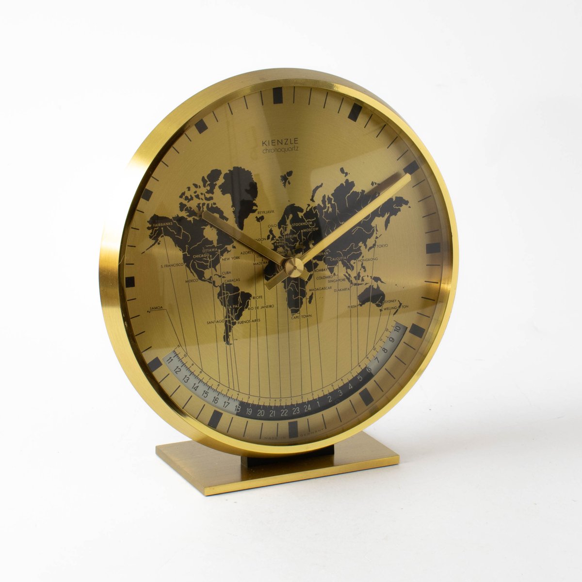 Vintage World-Time Clock from Kienzle International, 1980s for sale at ...
