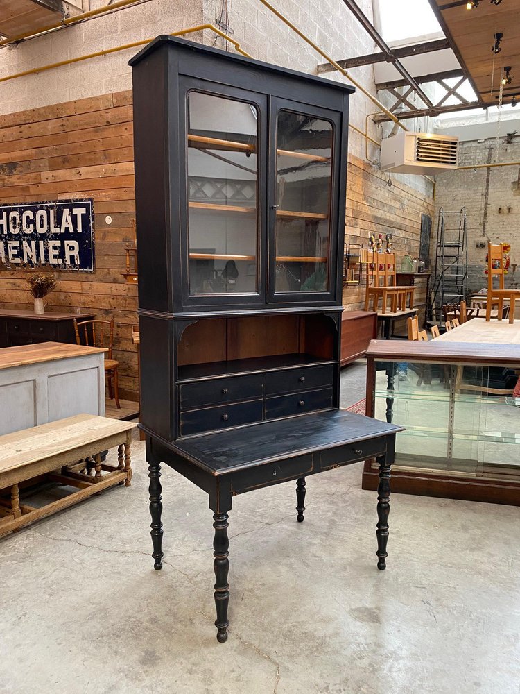 Antique Showcase Cabinet, 1890s for sale at Pamono