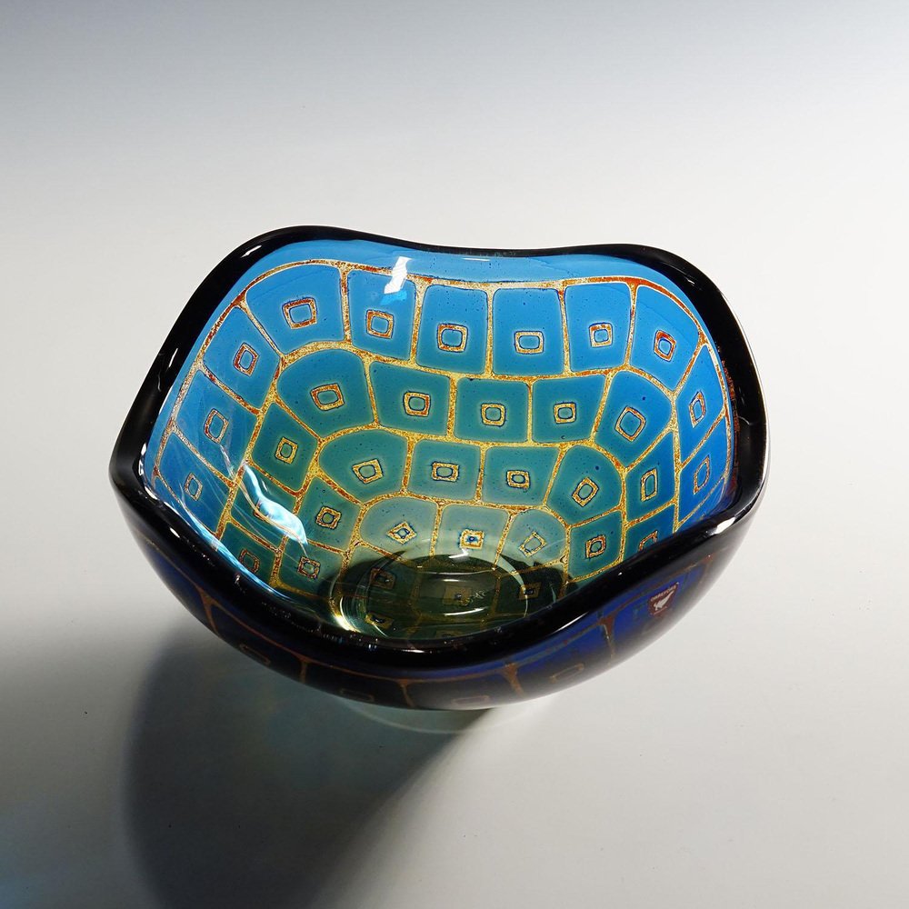 Ravenna Bowl attributed to Sven Palmquist for Orrefors, Sweden, 1950s ...