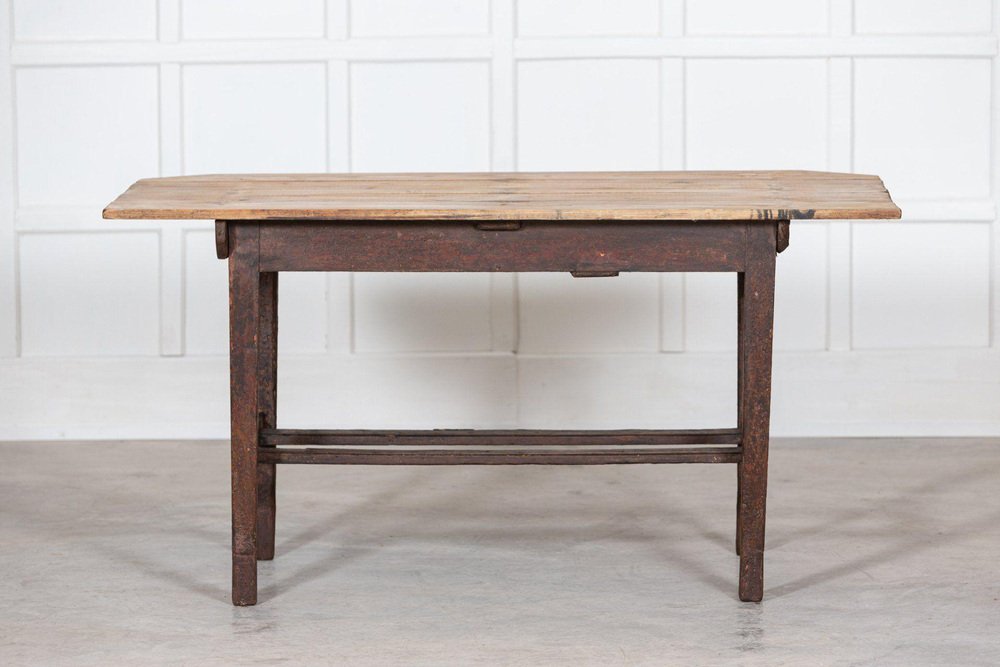 19th Century Irish Vernacular Painted Pine Farmhouse Table for sale at ...
