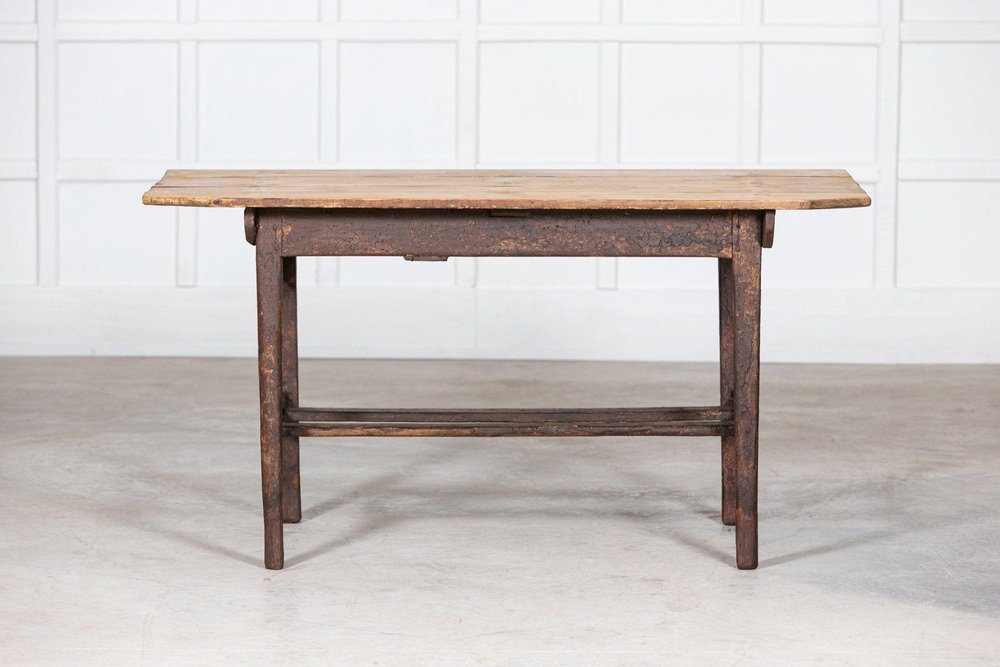 19th Century Irish Vernacular Painted Pine Farmhouse Table for sale at ...