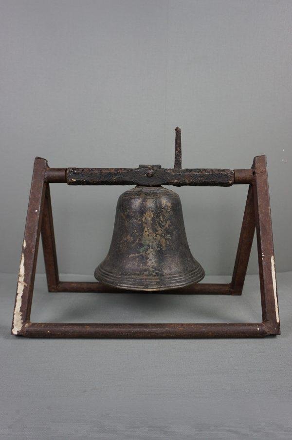 Antique Wall Bell on Metal Stand for sale at Pamono