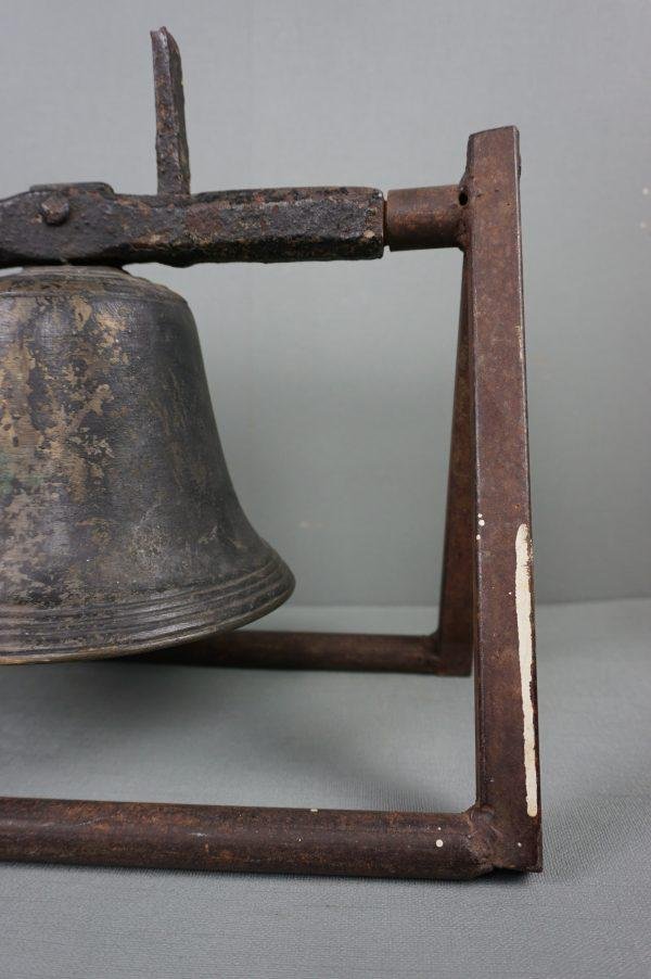 Antique Wall Bell on Metal Stand for sale at Pamono