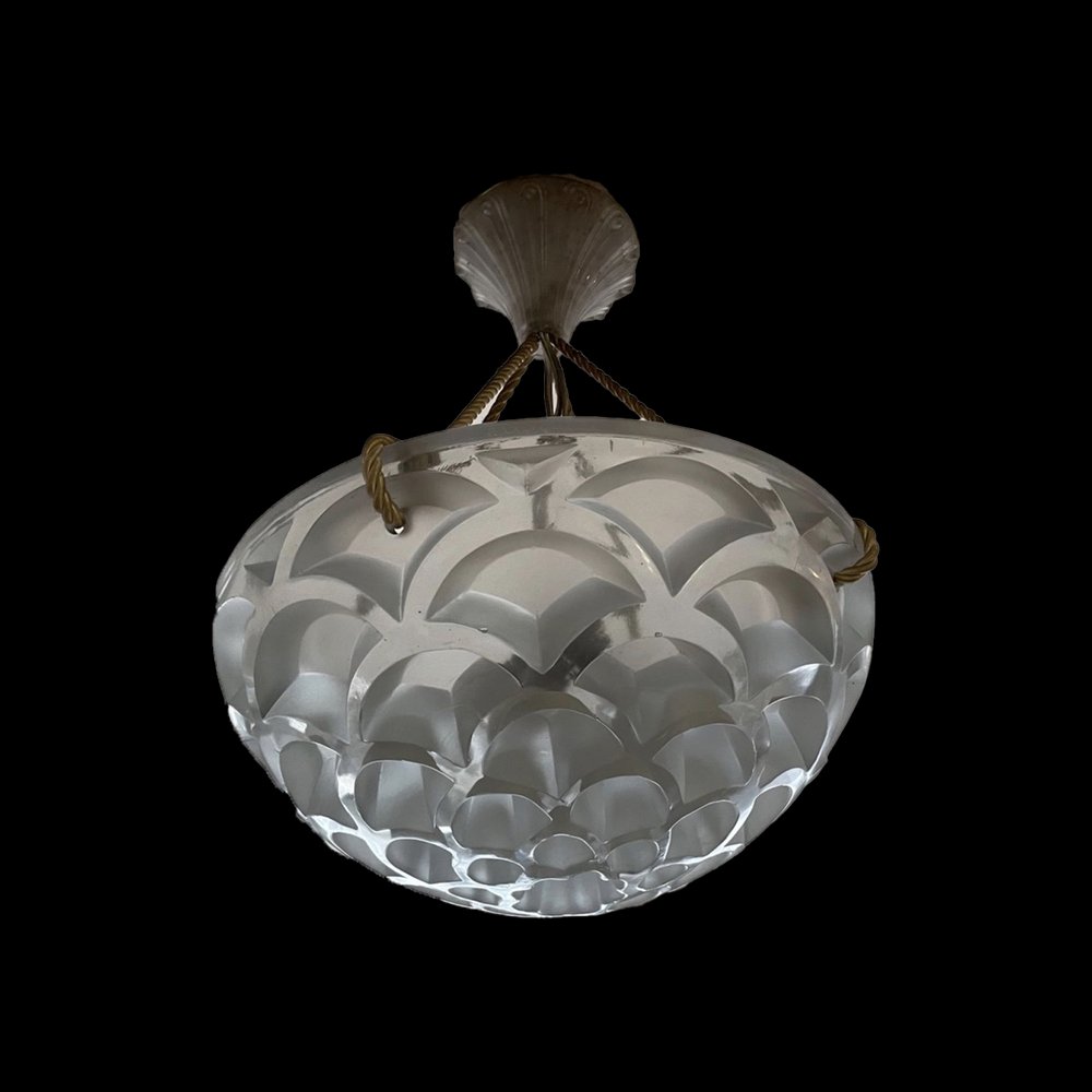 Ceiling Lamp attributed to René Lalique Fies, 1926 for sale at Pamono