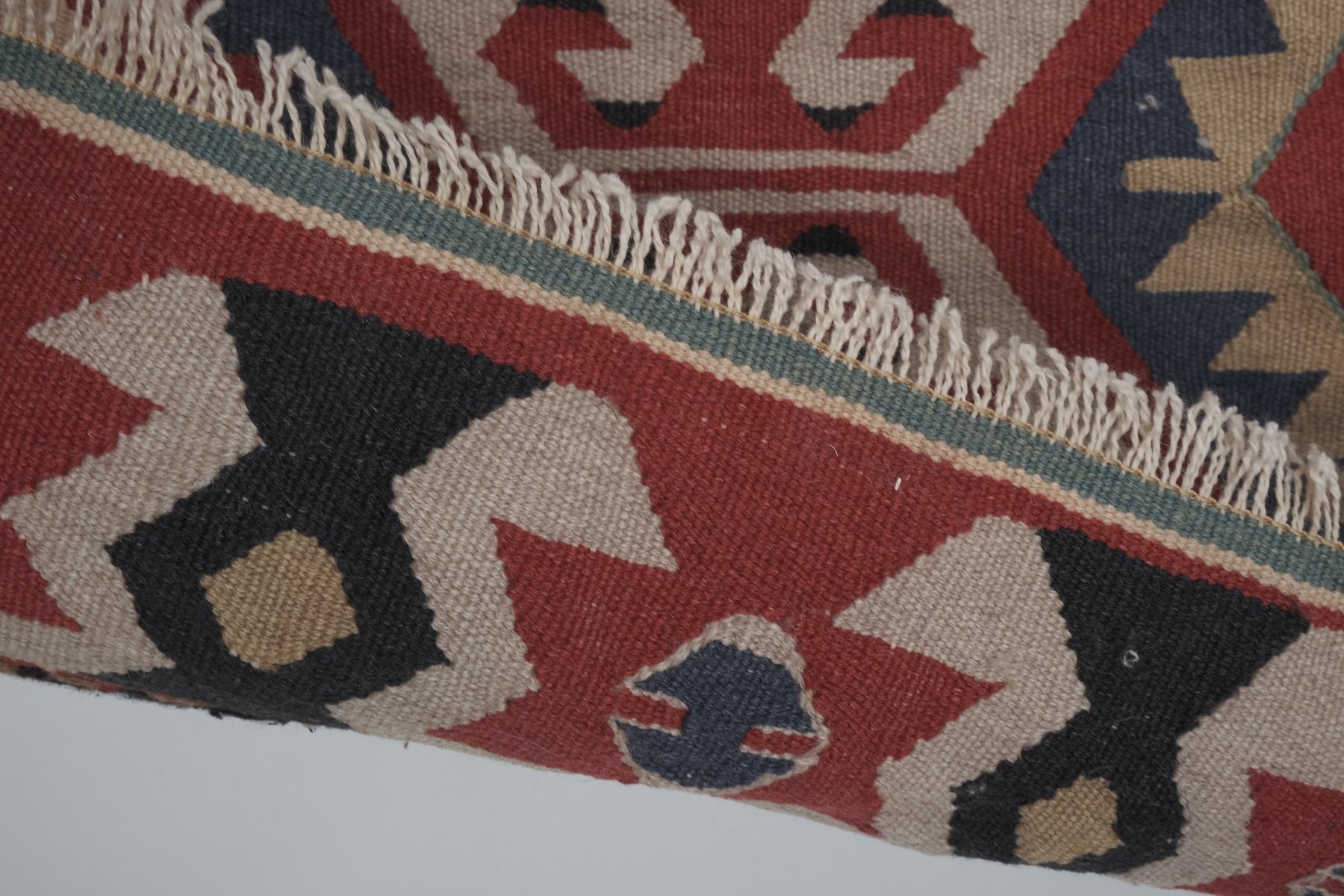 Vintage Turkish Geometrical Kilim Rug for sale at Pamono