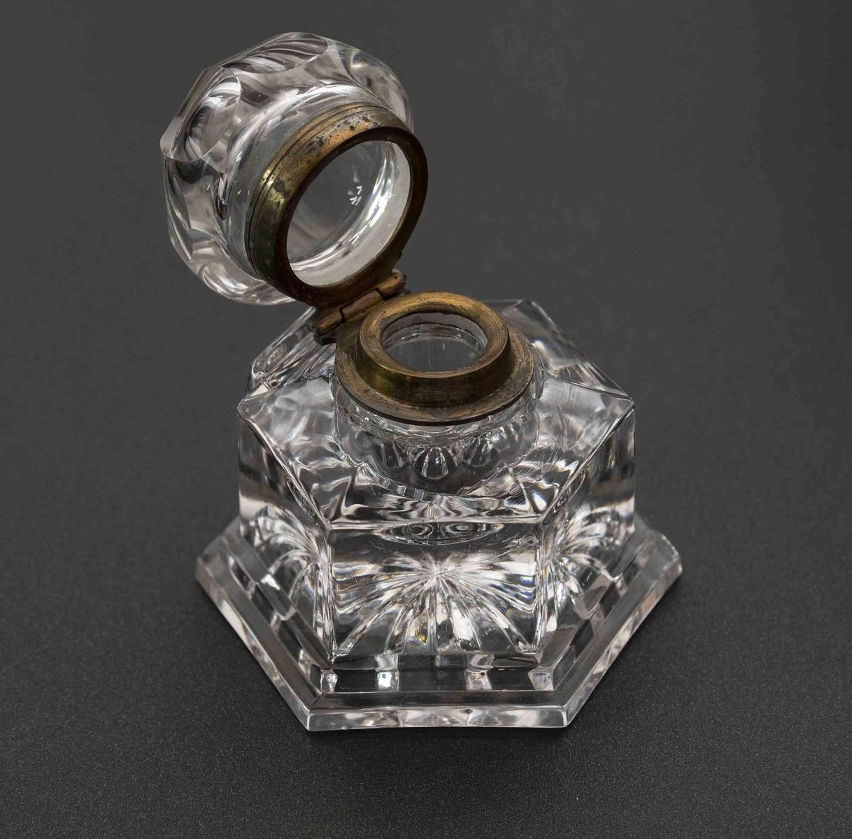 Crystal Inkwell, Italy, 20th Century for sale at Pamono