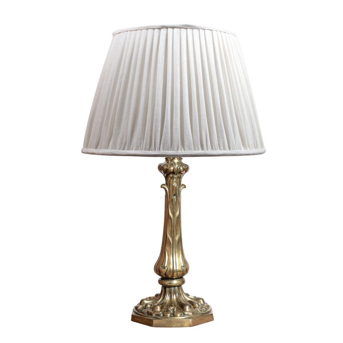 Art Nouveau Brass Lamp Base for sale at Pamono