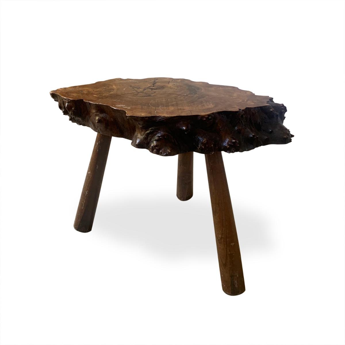 Vintage Root Wood Low Table for sale at Pamono