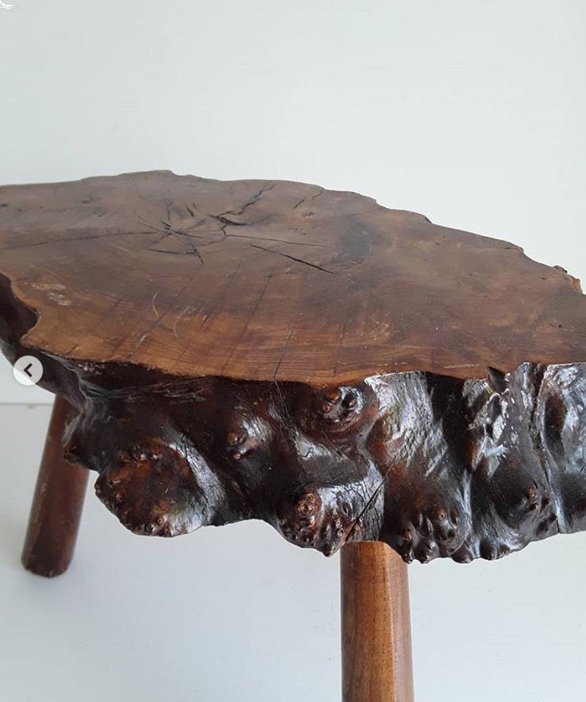 Vintage Root Wood Low Table for sale at Pamono