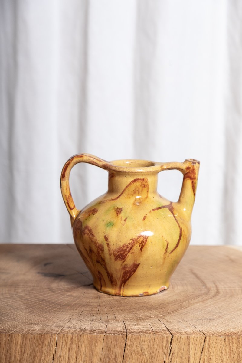 Vintage Provençal Jug with Handles for sale at Pamono