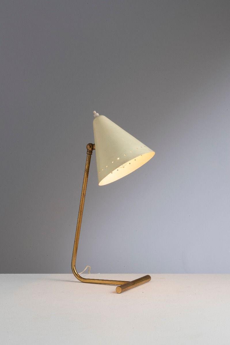 Italian Desk Lamp by Gilardi & Barzaghi, 1950s for sale at Pamono