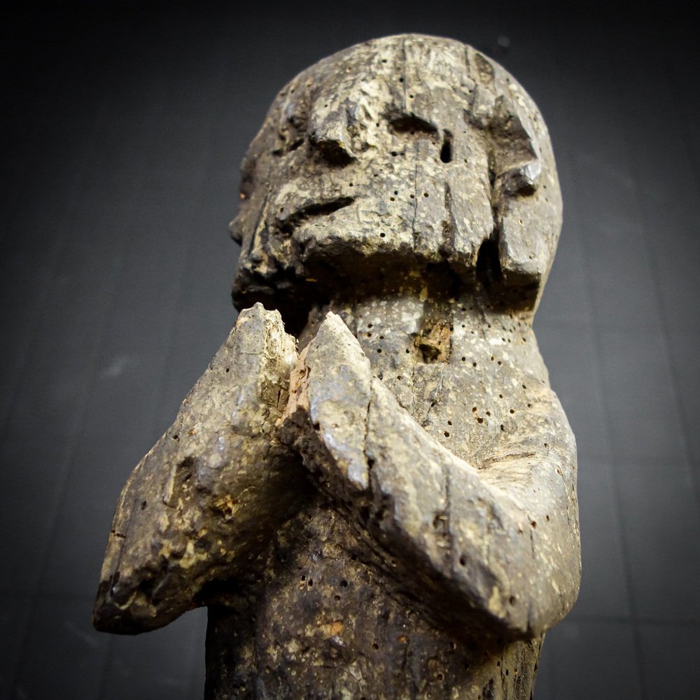 Antique Namasté Statue, Puthali Nepal for sale at Pamono