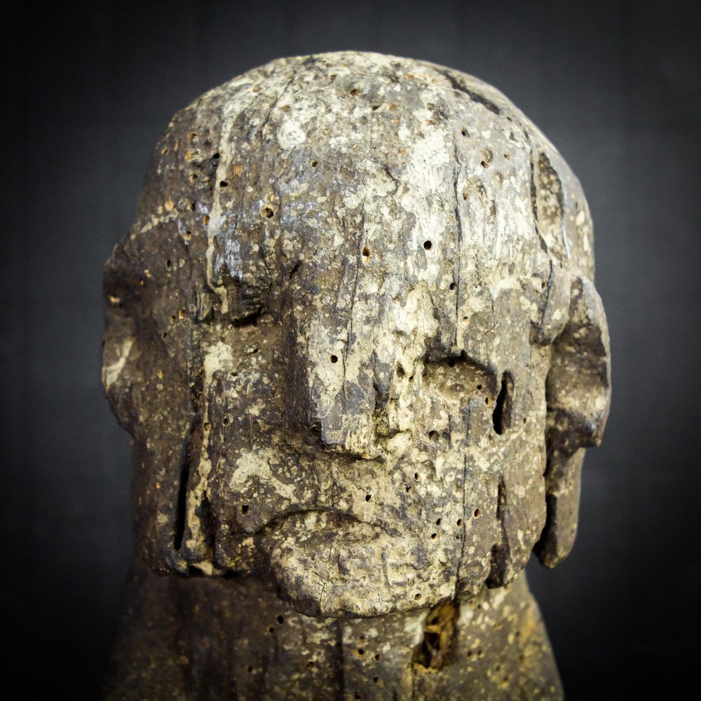 Antique Namasté Statue, Puthali Nepal for sale at Pamono