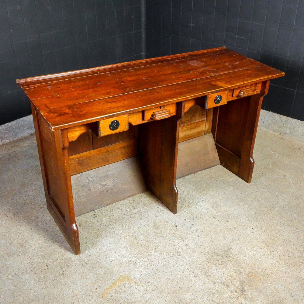 Vintage Desk for Two People, 1920s for sale at Pamono