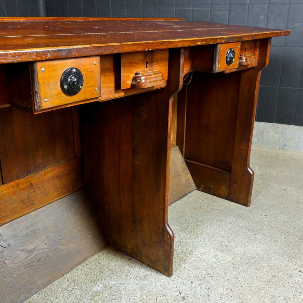 Vintage Desk for Two People, 1920s for sale at Pamono