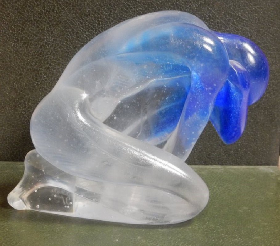 French Sculpture in Glass Paste for sale at Pamono