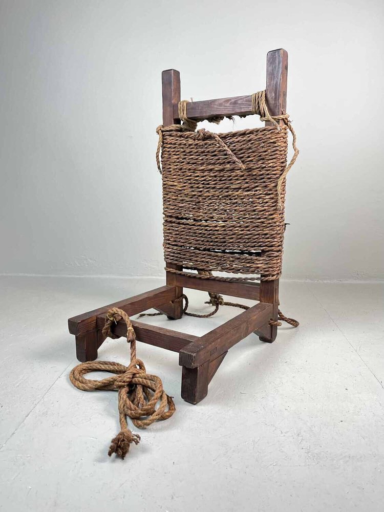 Antique Japanese Back Carrier for sale at Pamono