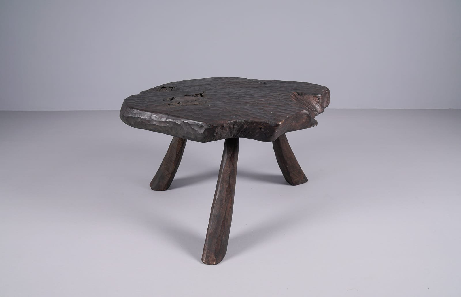 Modern Sculptural Rustic Coffee Table in the style of Alexandre Noll ...