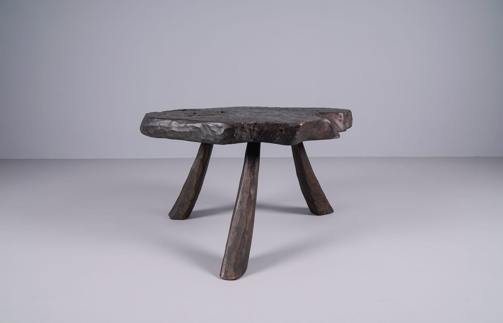 Modern Sculptural Rustic Coffee Table in the style of Alexandre Noll ...