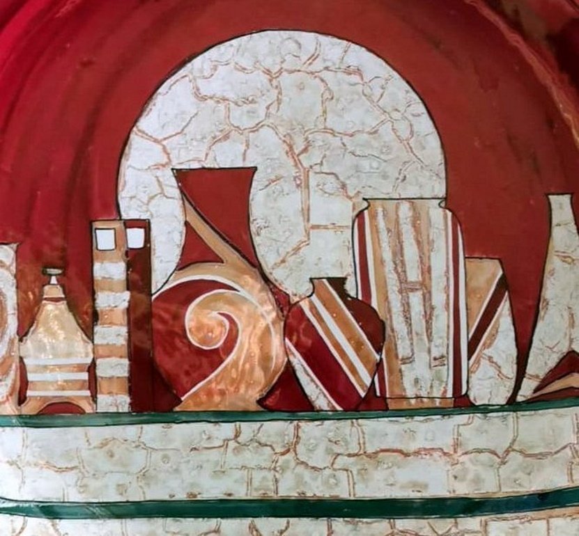 Vintage Swiss Plate Piece from Costa Ceramiche d'Arte for sale at Pamono