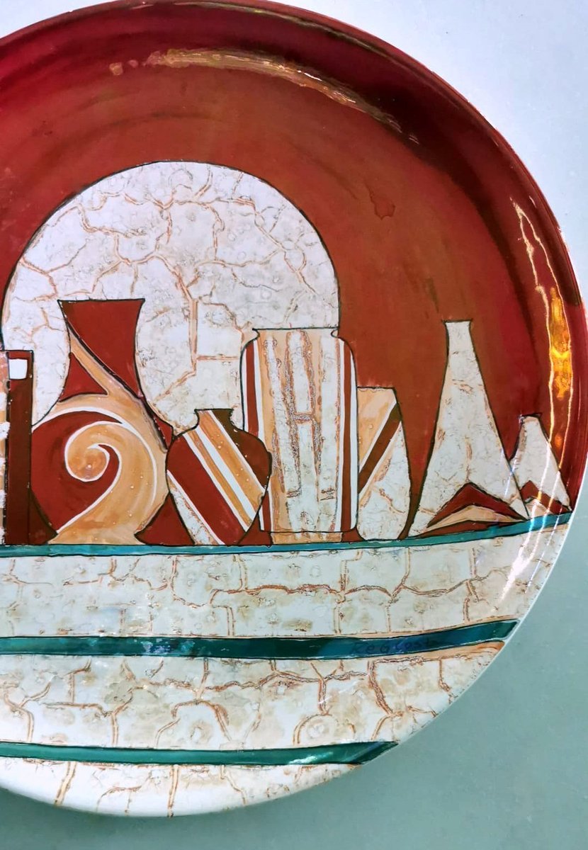 Vintage Swiss Plate Piece from Costa Ceramiche d'Arte for sale at Pamono