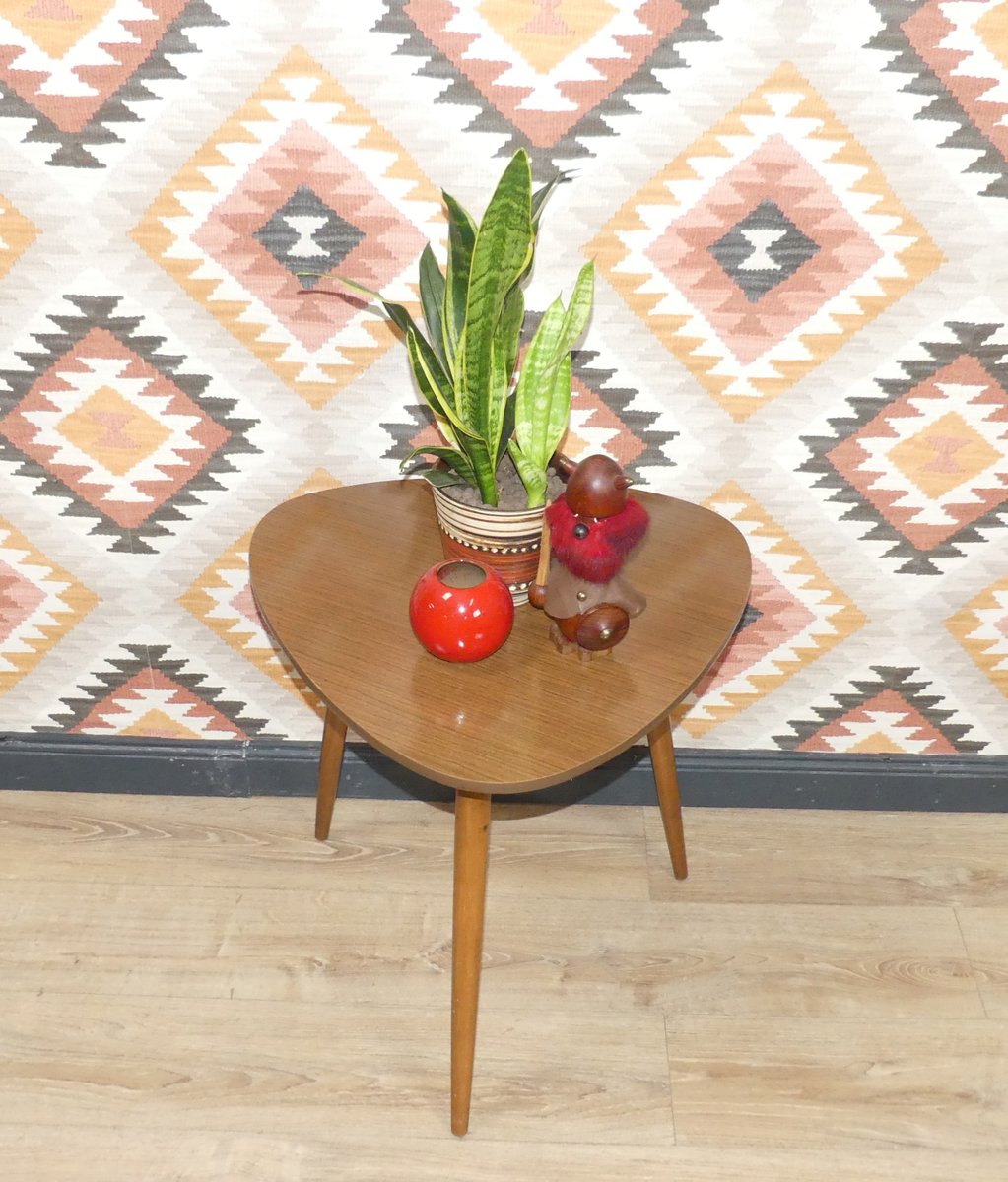 Resopal Teak Optik Cocktail Table, 1960s for sale at Pamono