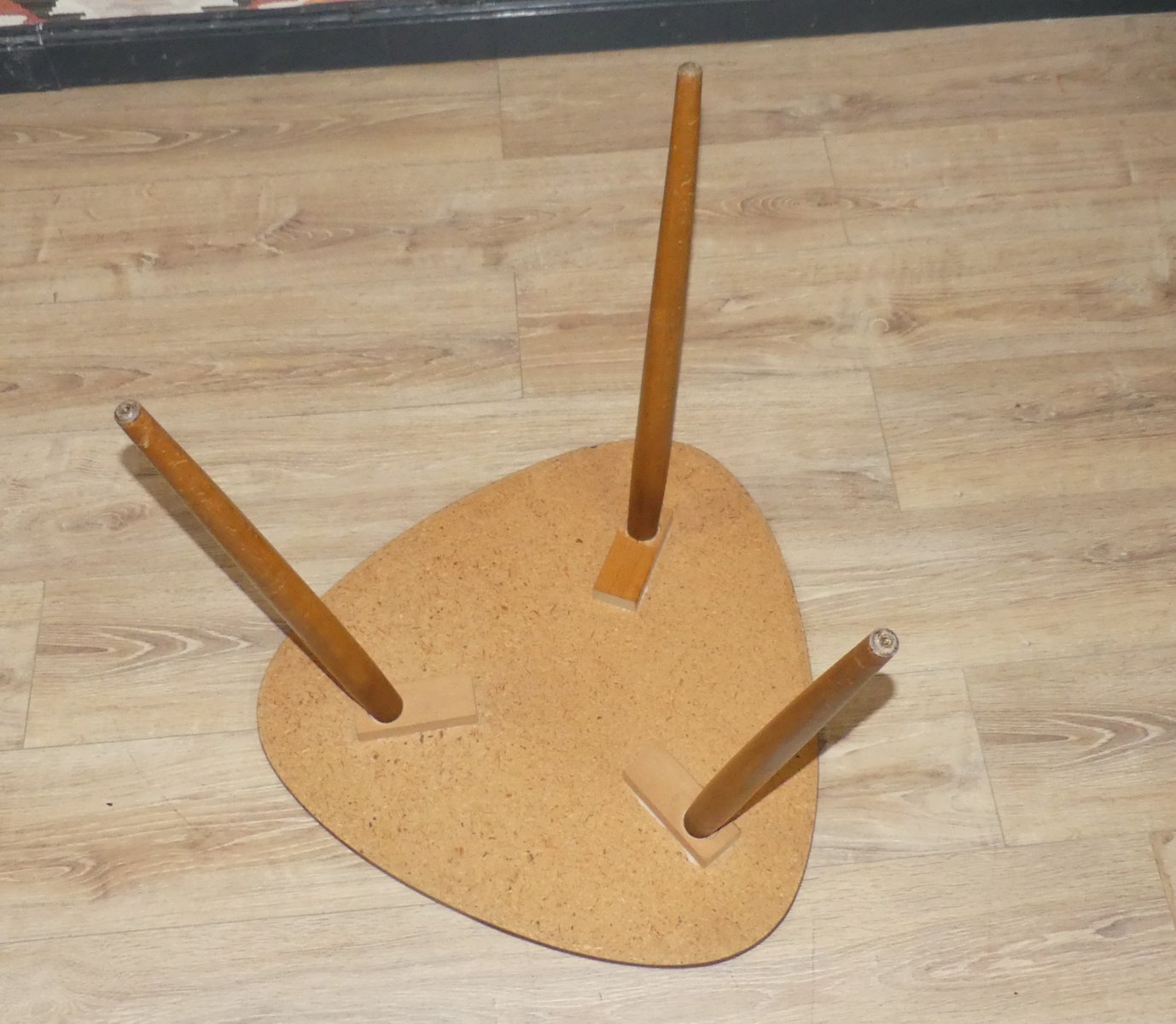 Resopal Teak Optik Cocktail Table, 1960s for sale at Pamono