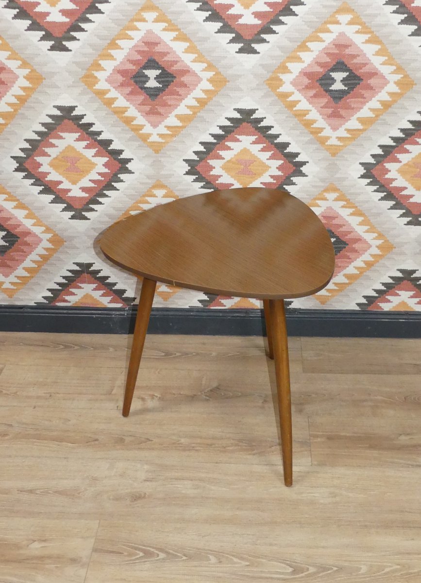 Resopal Teak Optik Cocktail Table, 1960s for sale at Pamono