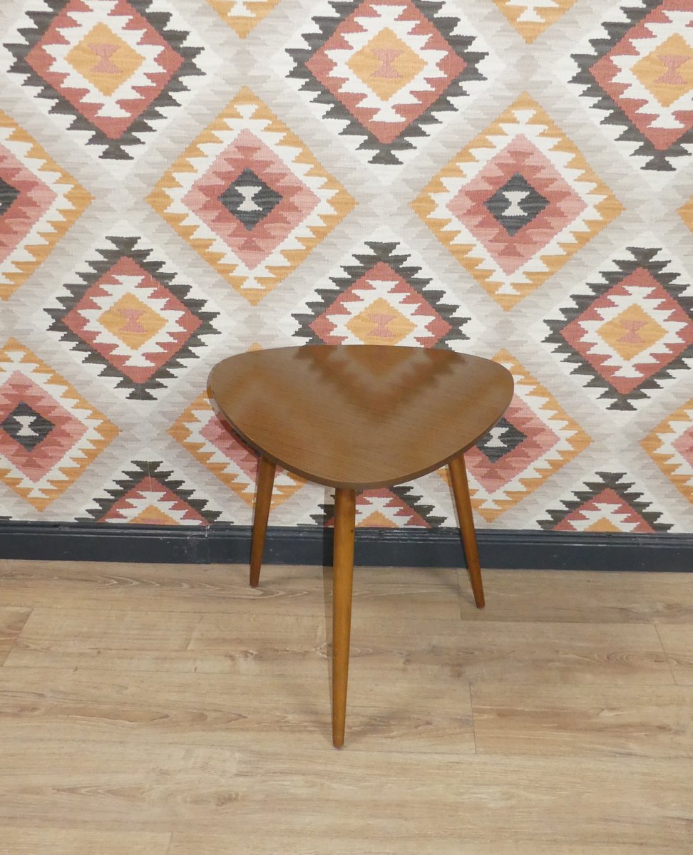 Resopal Teak Optik Cocktail Table, 1960s for sale at Pamono