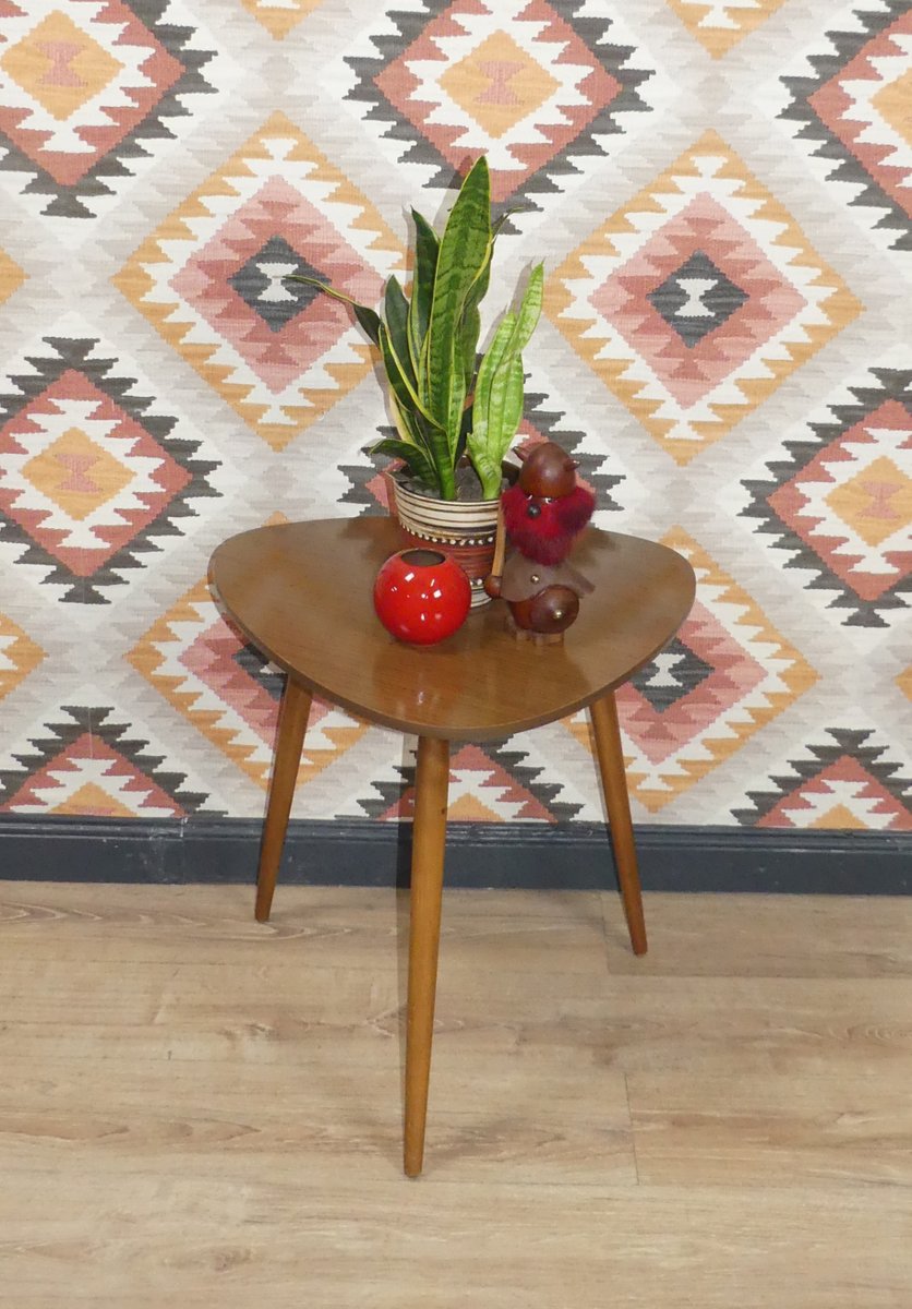 Resopal Teak Optik Cocktail Table, 1960s for sale at Pamono