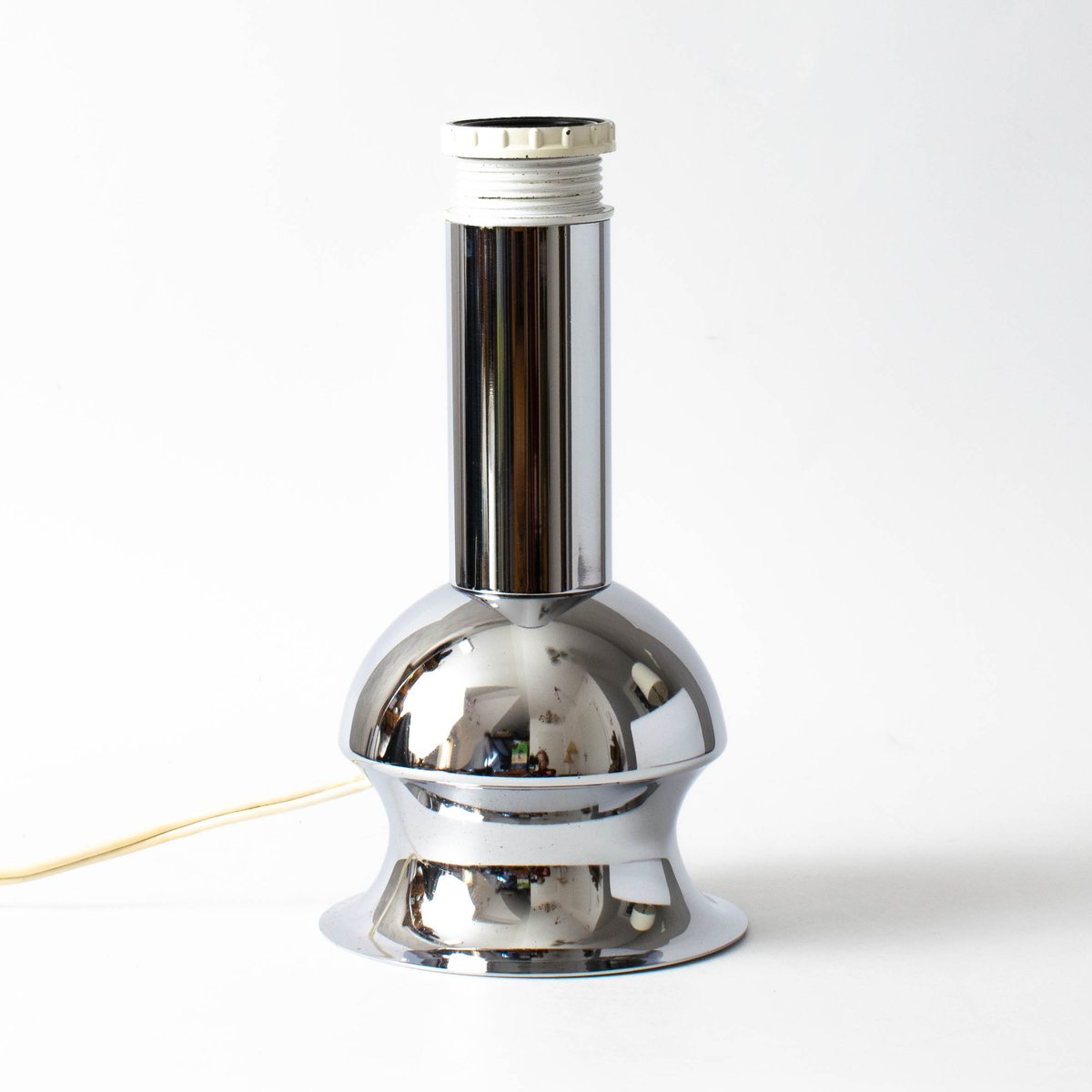 Vintage Chrome Plated Table Lamp from Massive, 1970s for sale at Pamono